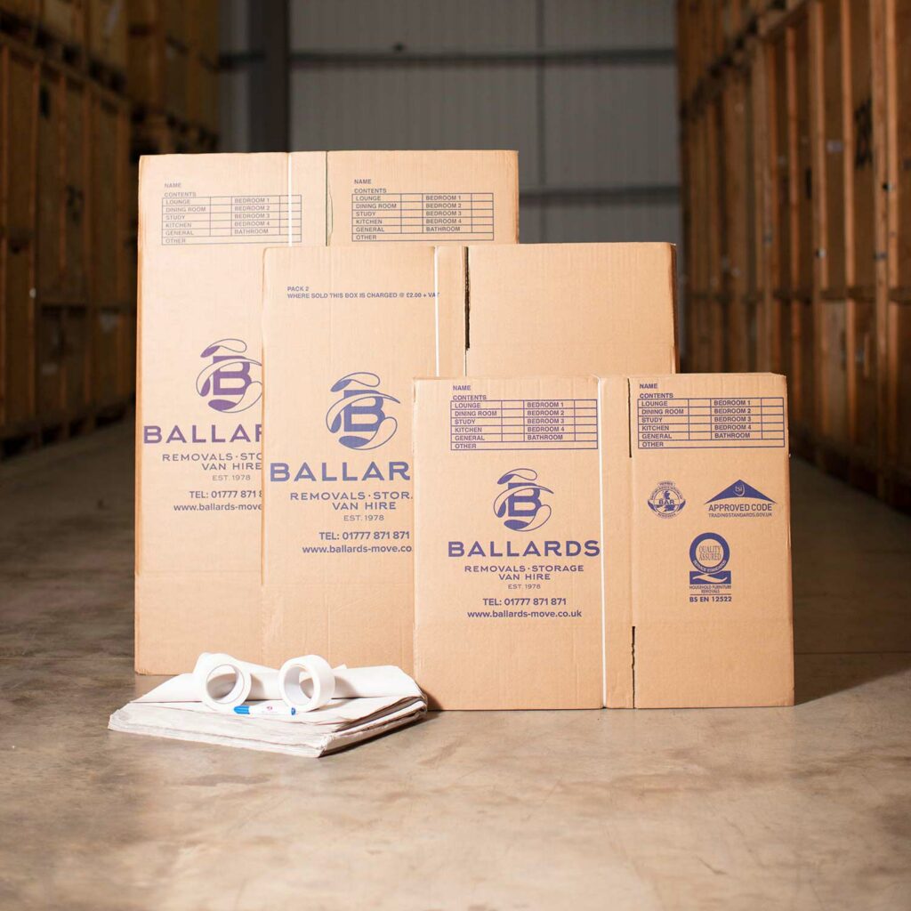 Removal Boxes & Packing | Ballards Removals
